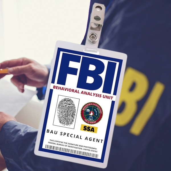 Fbi Bau Badge - Etsy
