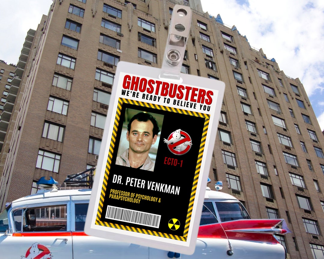 PRINTABLE Peter Venkman | Ghostbusters ID Card | Replica | ID Card ...