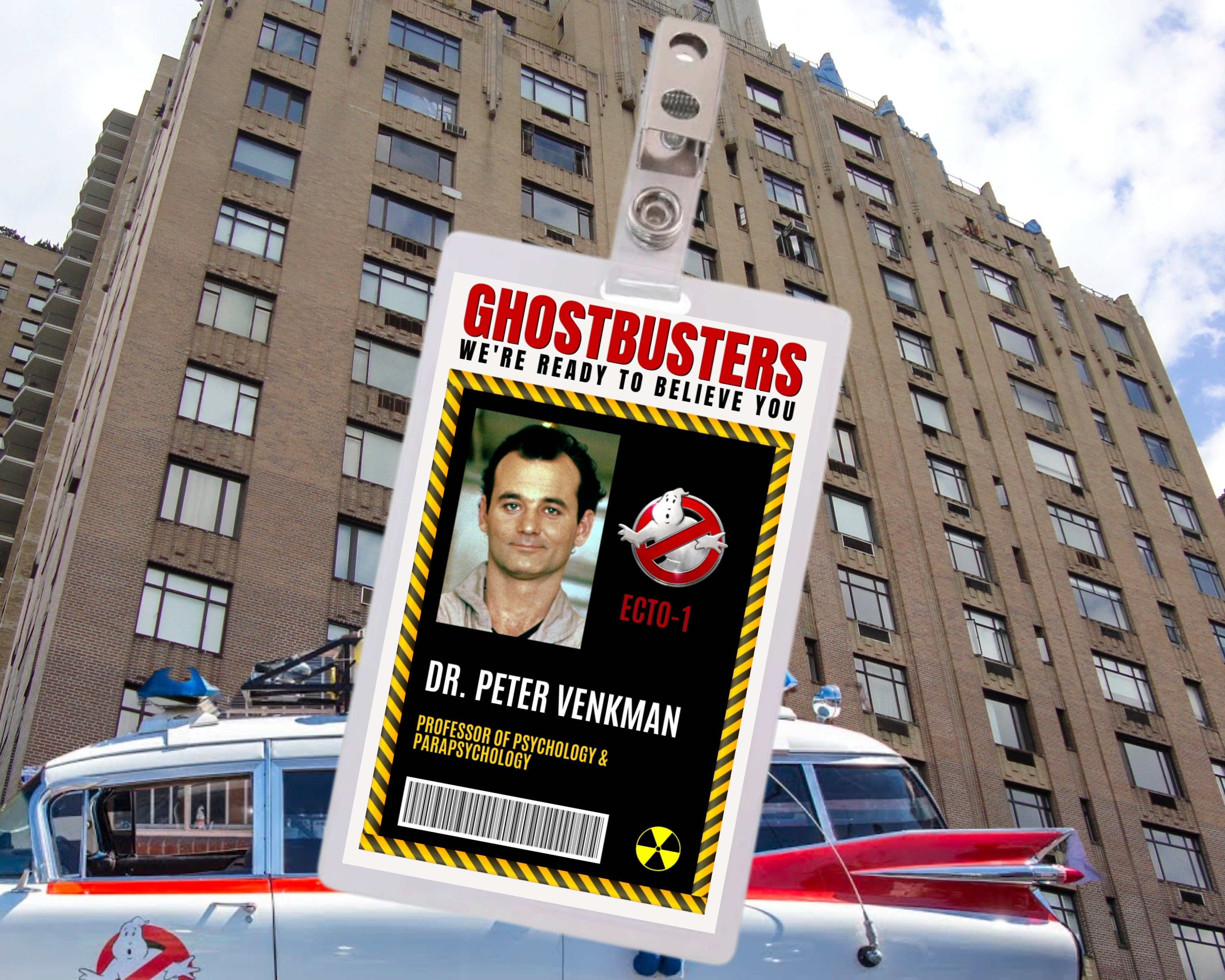 PRINTABLE Peter Venkman Ghostbusters ID Card Replica ID - Etsy