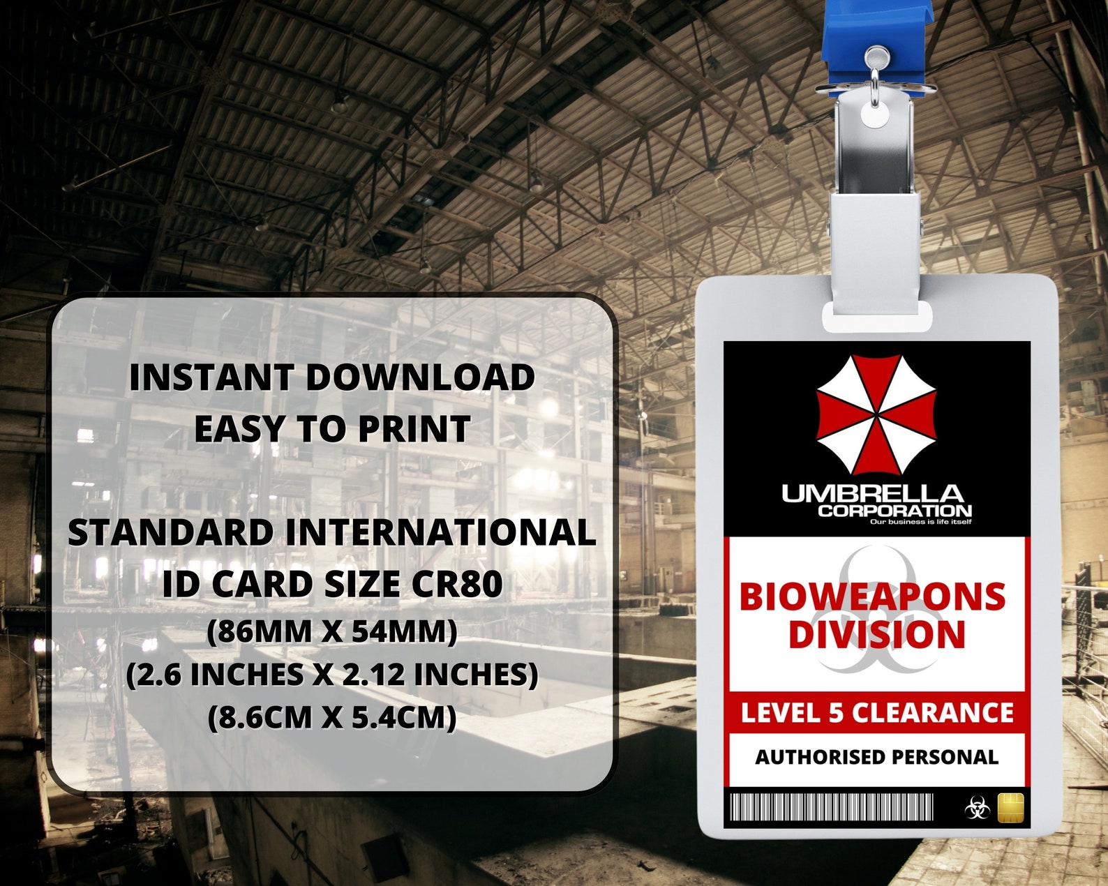 PRINTABLE Resident Evil Umbrella Corporation Bioweapons - Etsy