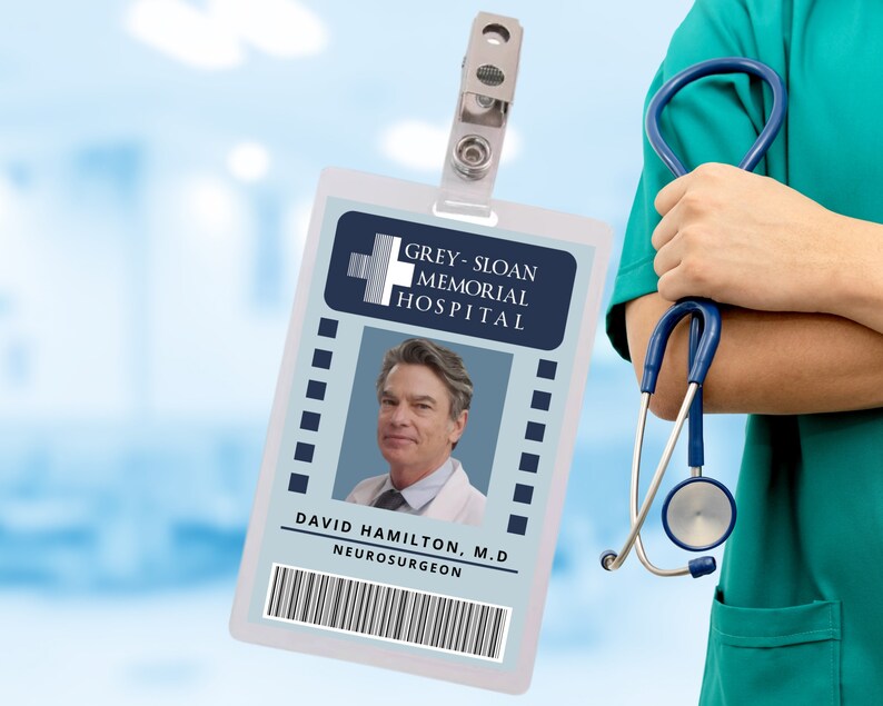 PRINTABLE DAVID HAMILTON Grey's Anatomy Seattle Grace - Etsy