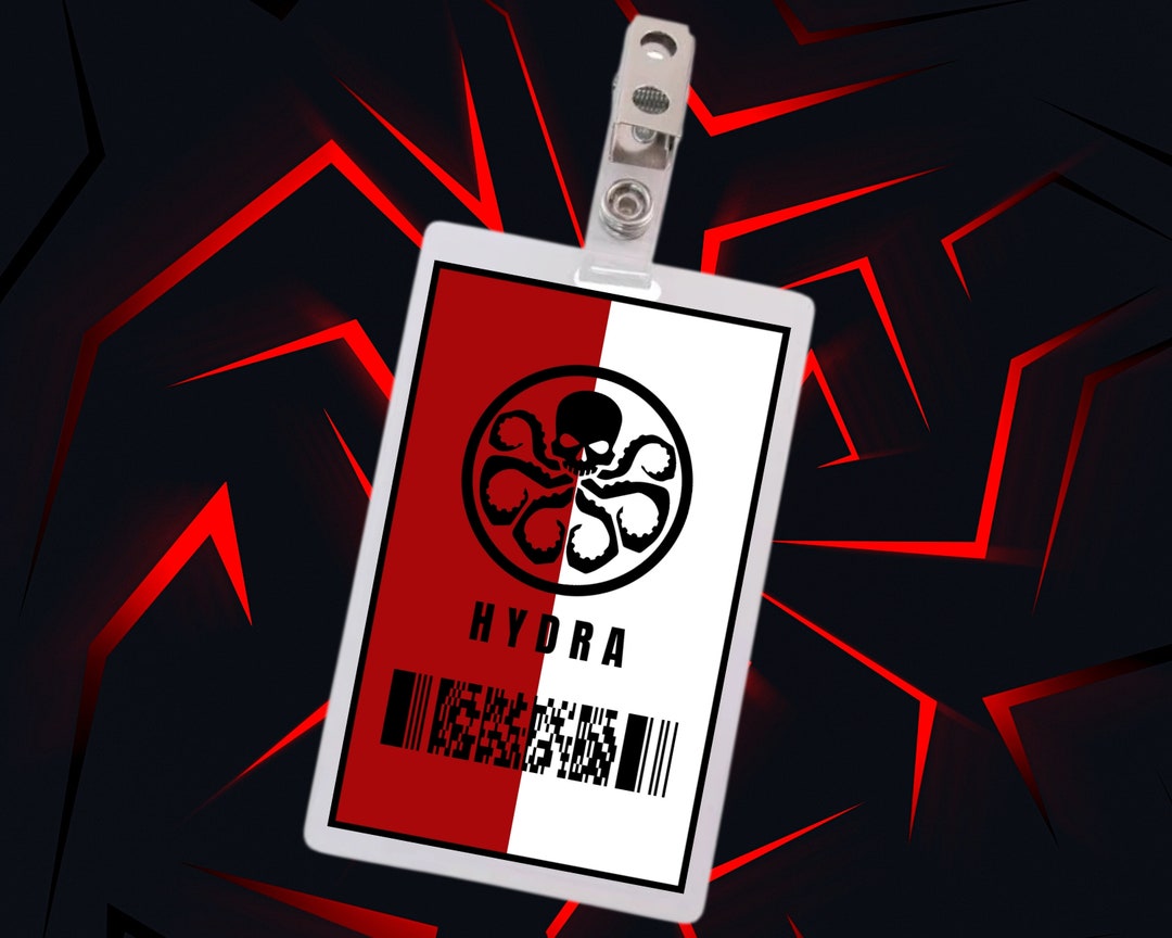 PRINTABLE Hydra Id, Id Card, Id Badge, Name Badge, Cosplay, Pass ...