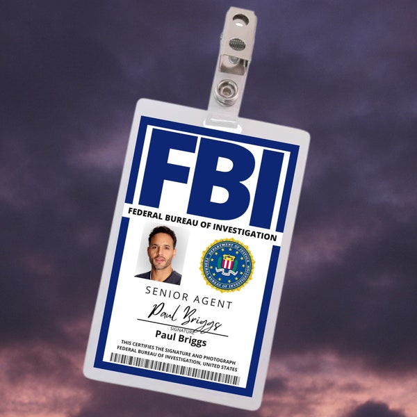 Fbi Special Agent Replica Badge - Etsy