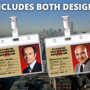 PRINTABLE Theodopolis Kojak and Robert Crocker, Id Cards X2, Cosplay ...