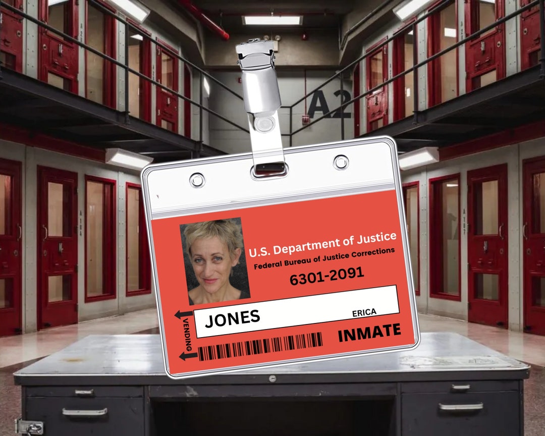 PRINTABLE Erica Jones Orange is the New Black Id Card Name - Etsy