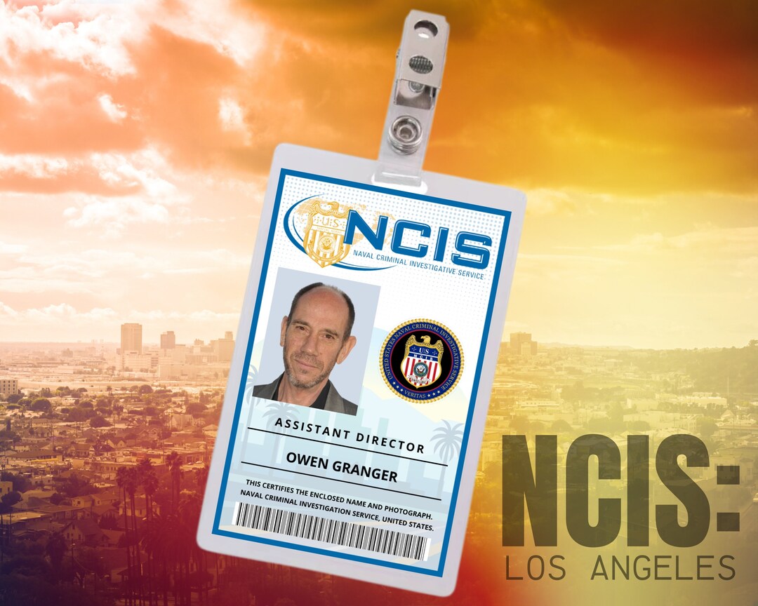 PRINTABLE Owen Granger Id Card, NCIS Los Angeles Cosplay, Id Card, Id ...