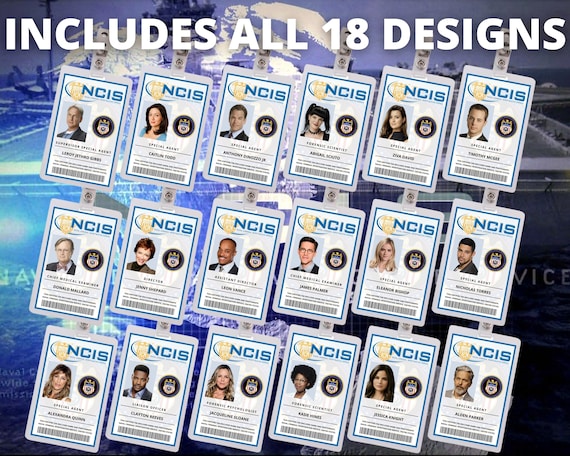 Ncis Badge Pictures PRINTABLE Novelty NCIS, Ziva David Tv Show ID