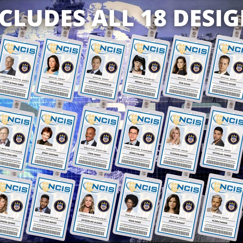 Ncis Id Cards - Etsy