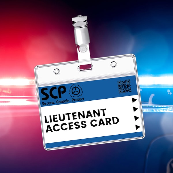 Scp Id Card - Etsy