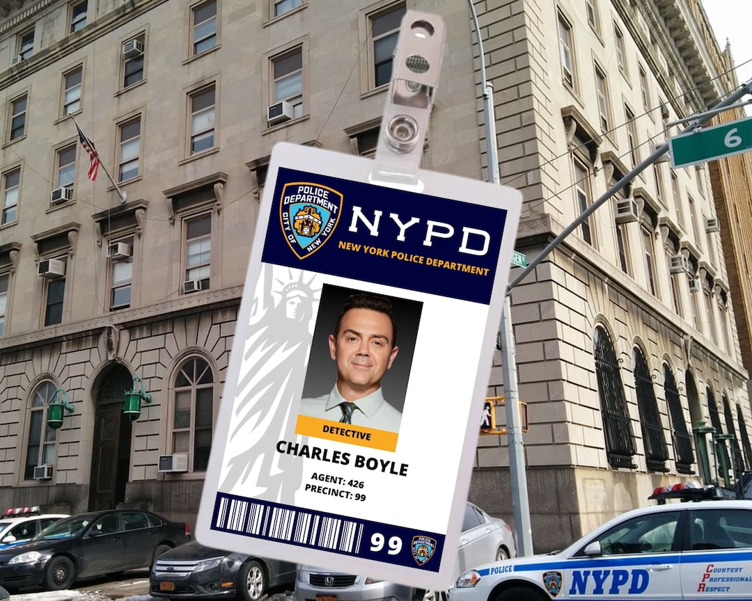 PRINTABLE CHARLES BOYLE , Brooklyn 99, Cosplay, Id Card, Id Badge, Name ...