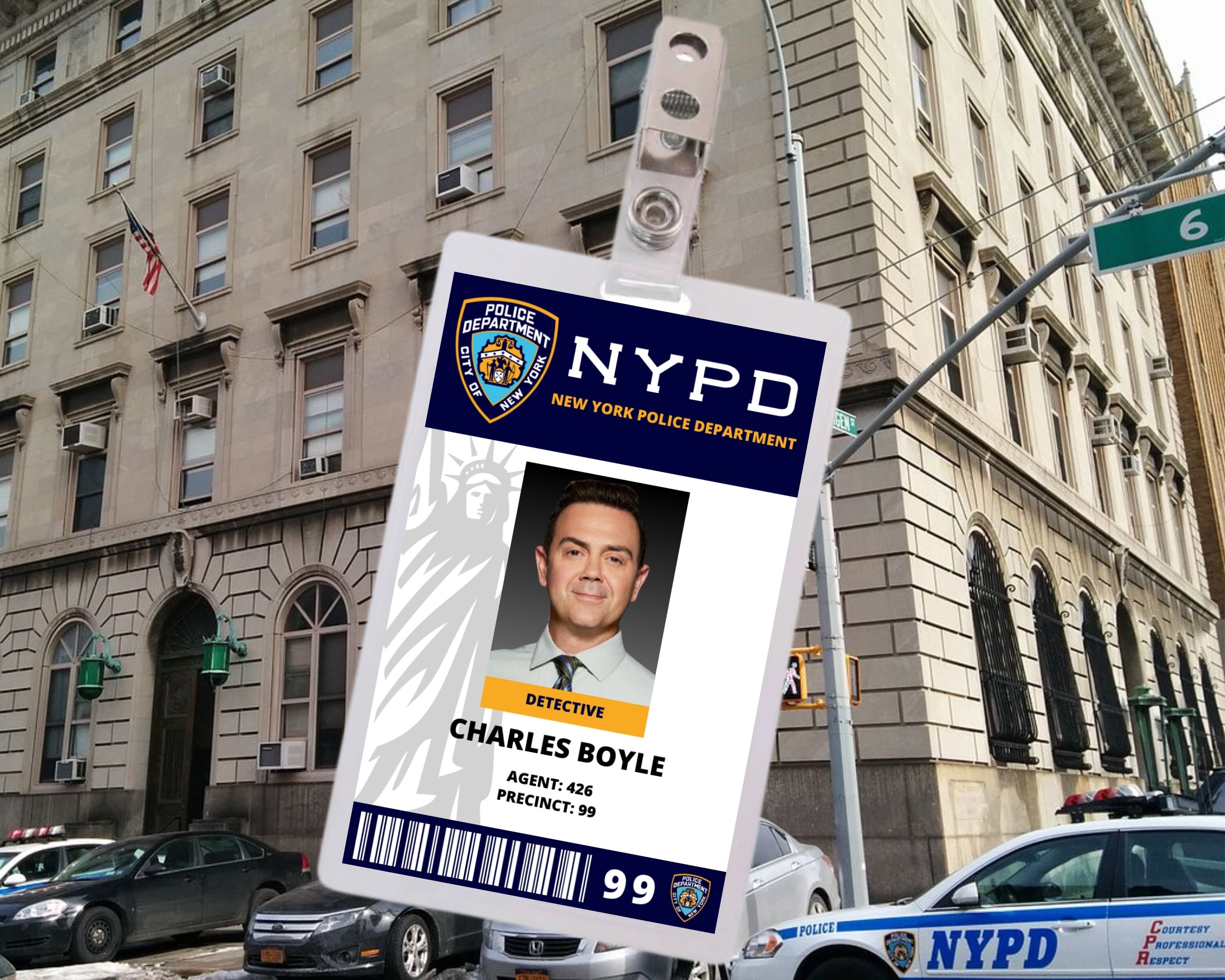 PRINTABLE CHARLES BOYLE Brooklyn 99 Cosplay Id Card Id - Etsy