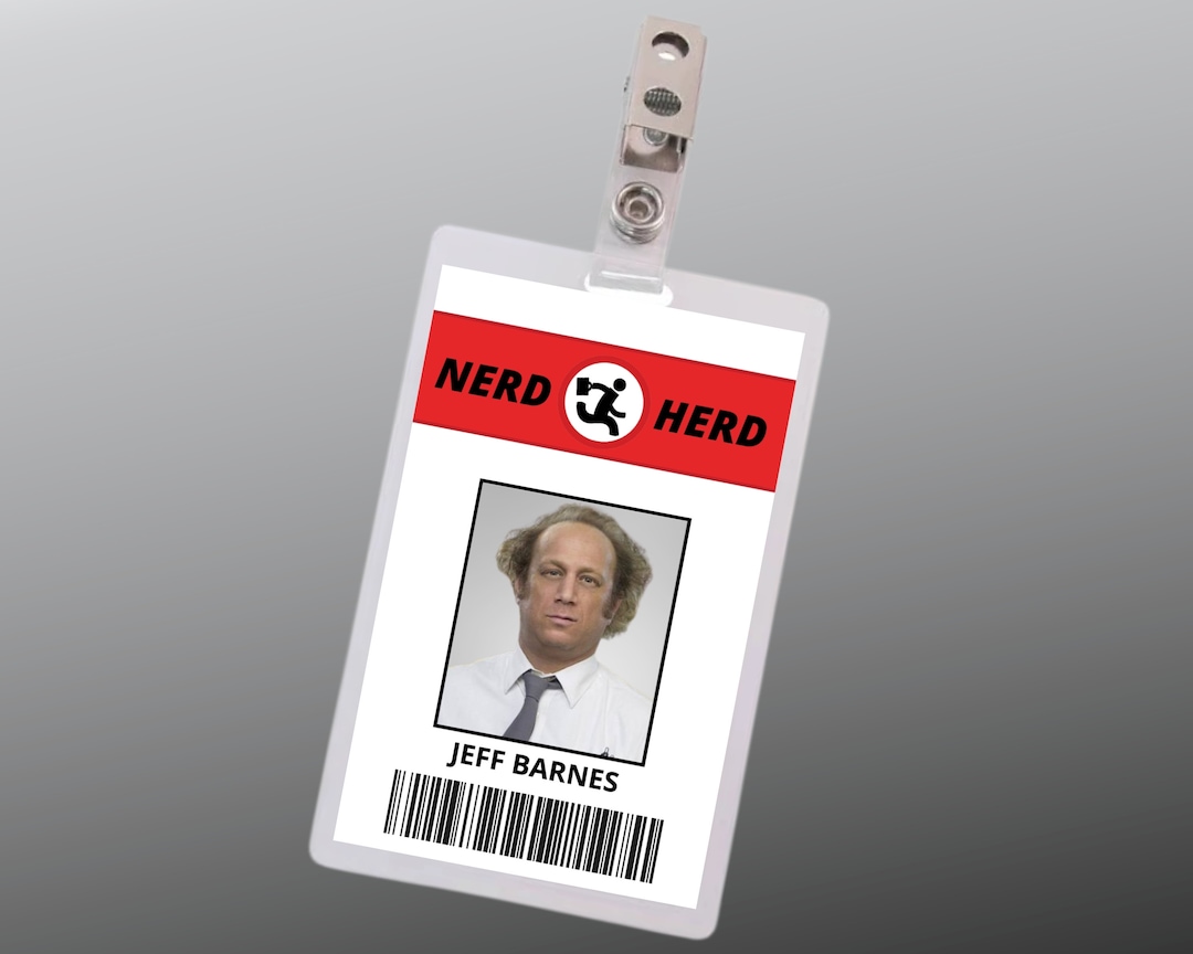 PRINTABLE Jeff Barnes ID Card | Badge | Cosplay | Costume | Name Tag ...