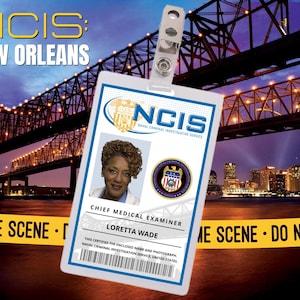 PRINTABLE Loretta Wade Id Card, NCIS New Orleans Cosplay, Id Badge ...