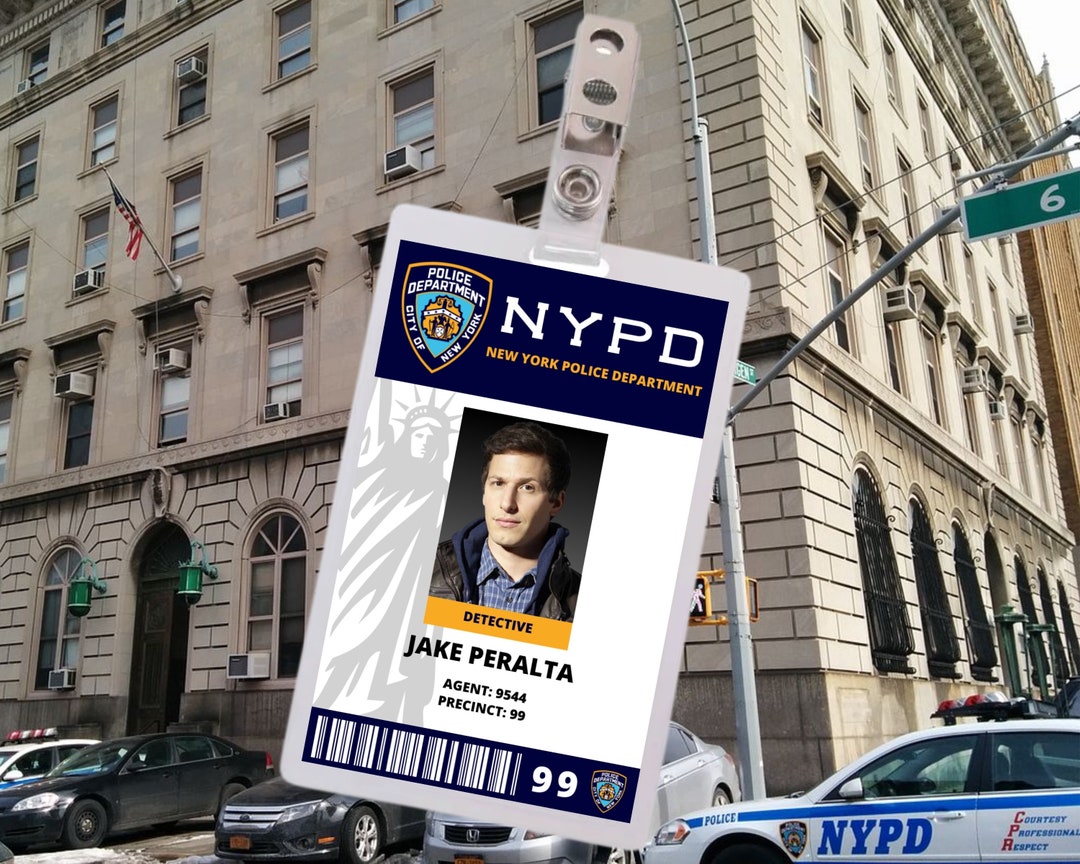 PRINTABLE Jake Peralta , Brooklyn 99, Cosplay, Id Card, Id Badge, Name ...