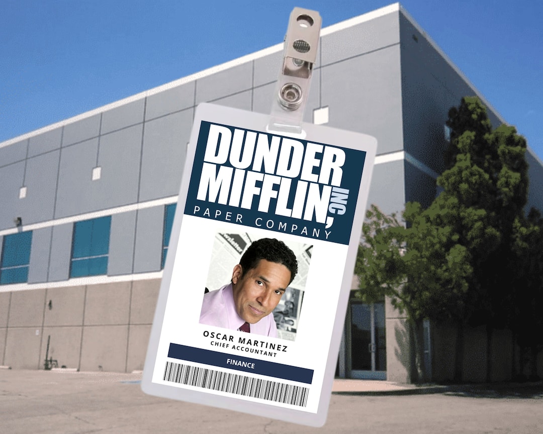 PRINTABLE OSCAR MARTINEZ the Office, Memorial, Cosplay, Id Card, Id ...