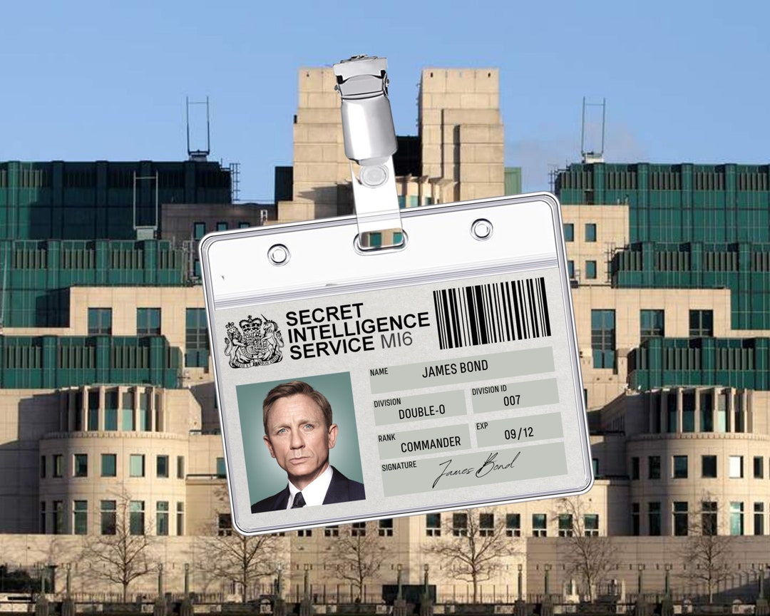 PRINTABLE James Bond, 007 Special Agent, Id Badge, Cosplay Accessories ...