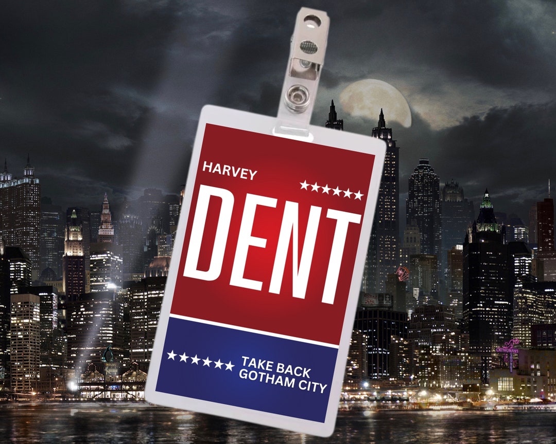 PRINTABLE Harvey Dent Campaign Id Badge Cosplay Accessories - Etsy