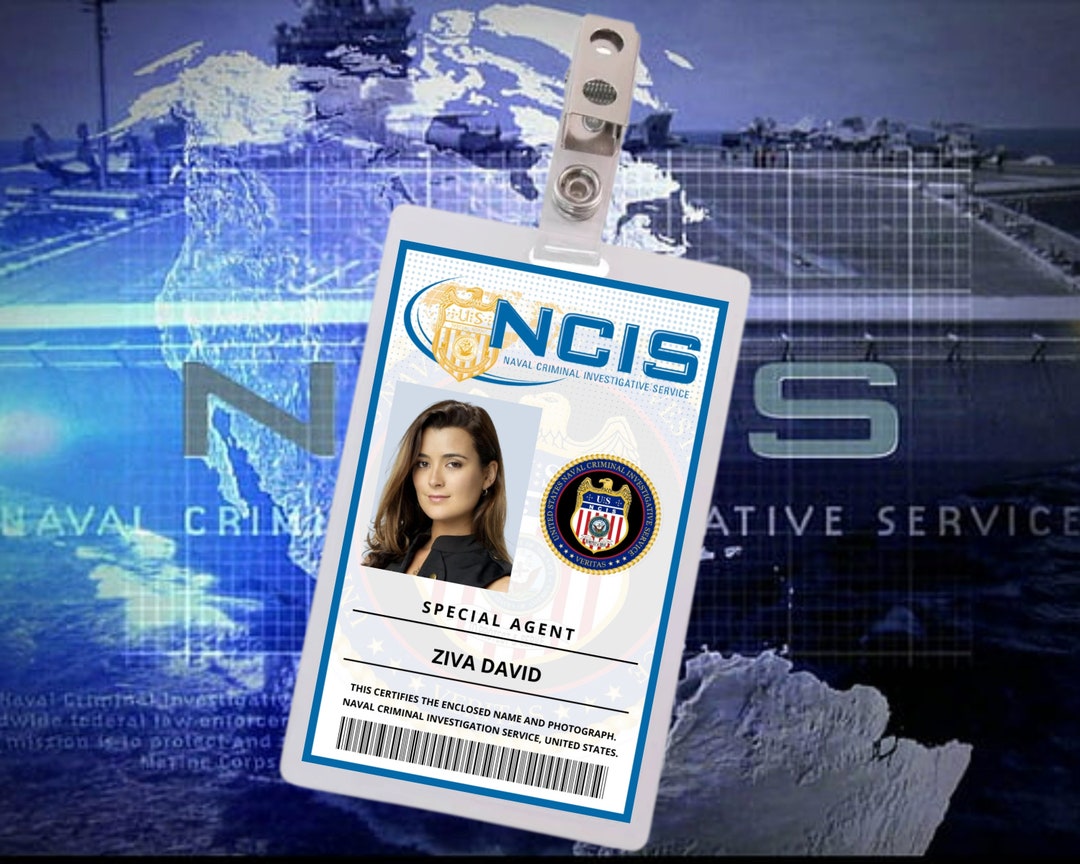 PRINTABLE Ziva David Id Card, NCIS Cosplay, Id Card, Id Badge, Name ...