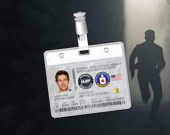 Mission Impossible Ethan Hunt ID Card - Etsy