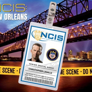 PRINTABLE Christopher Lasalle Id Card, NCIS New Orleans Cosplay, Id ...
