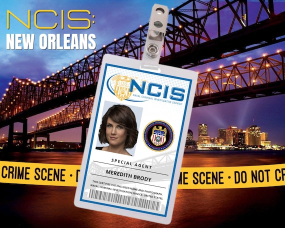 PRINTABLE Meredith Brody Id Card NCIS New Orleans Cosplay Id - Etsy