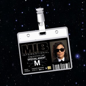PRINTABLE Men in Black International | Agent M | ID Card Badge ...