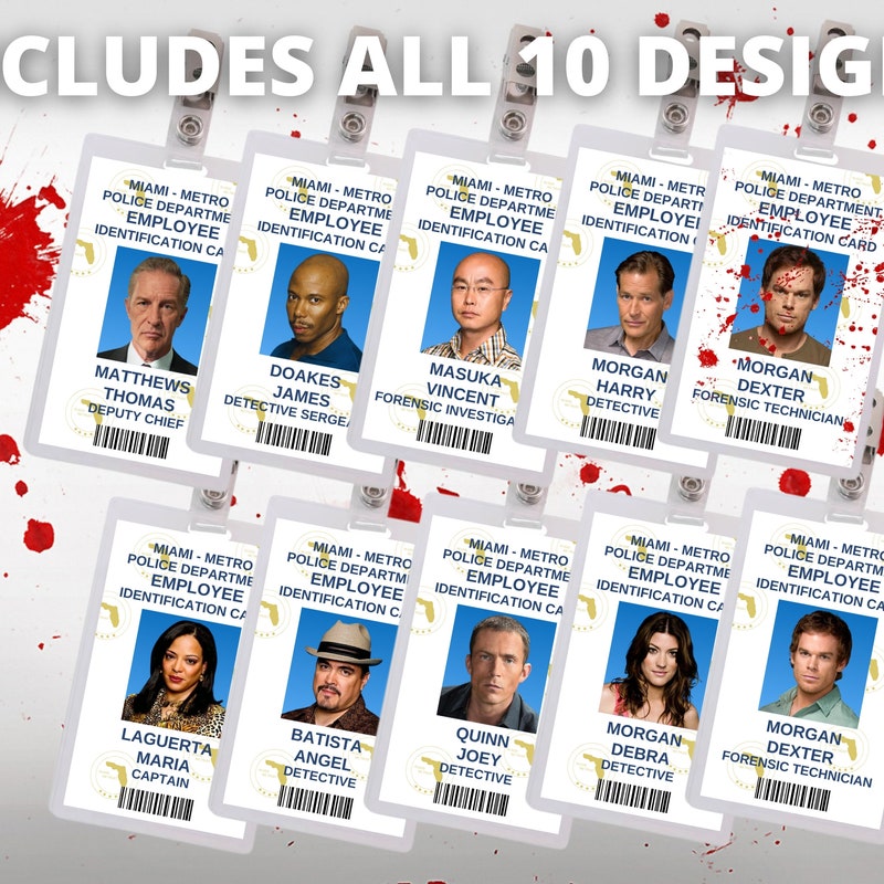 Printable Dexter Morgan Id - Etsy