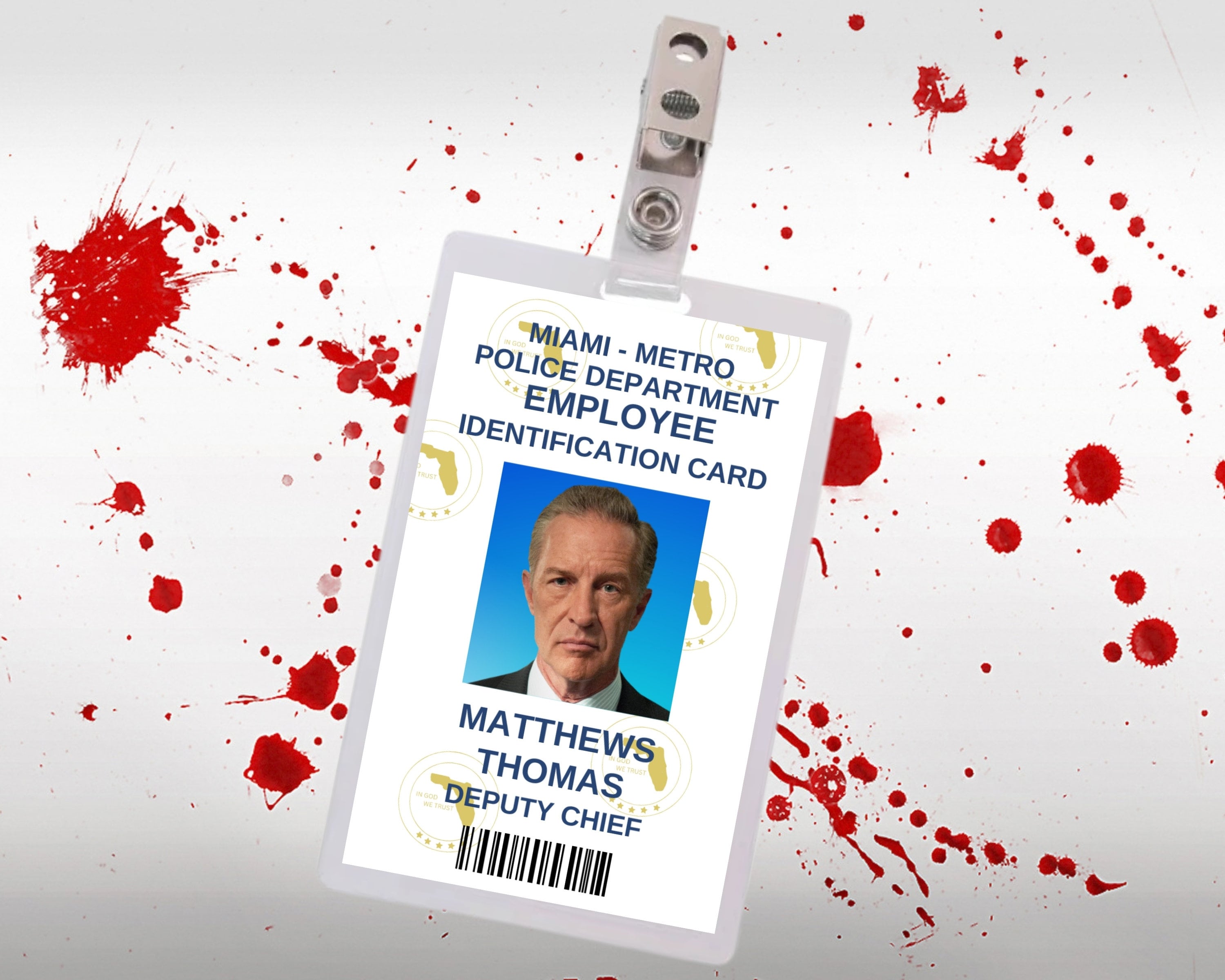 PRINTABLE Thomas Matthews Dexter Cosplay Id Card Id Badge - Etsy