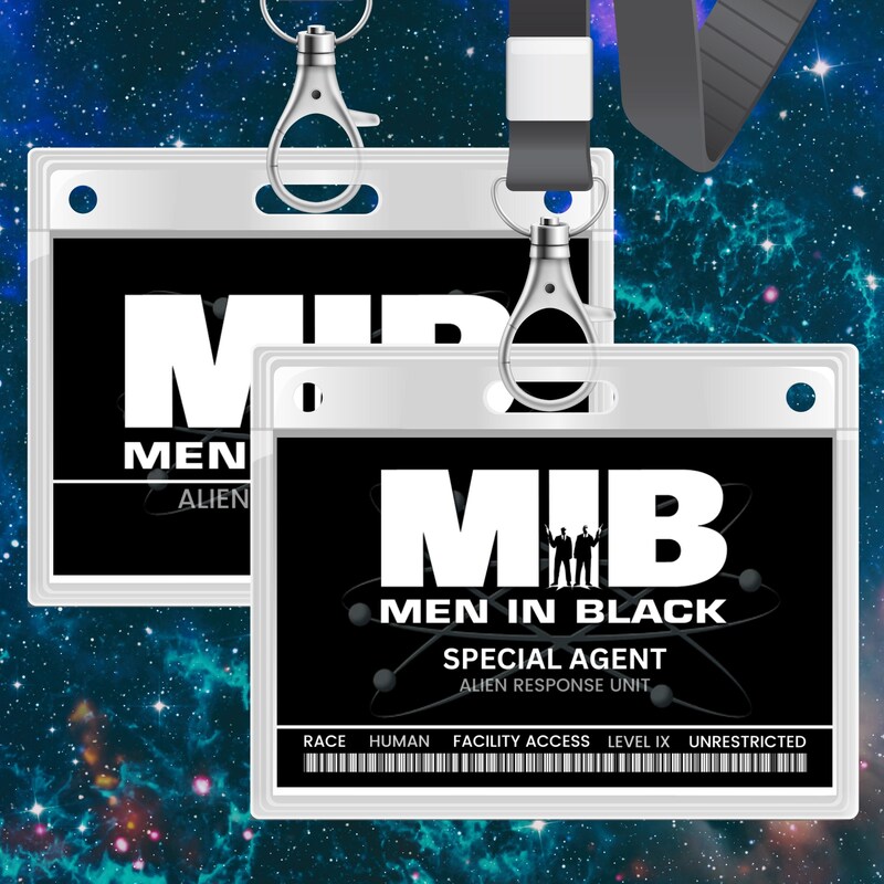 Printable Id Badge Mib - Etsy