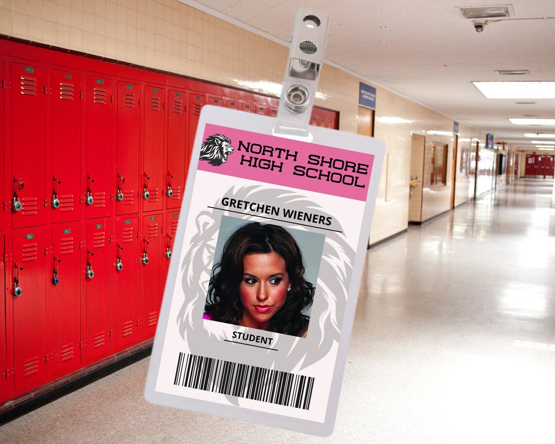 PRINTABLE GRETCHEN WIENERS Id Badge Mean Girls Cosplay - Etsy