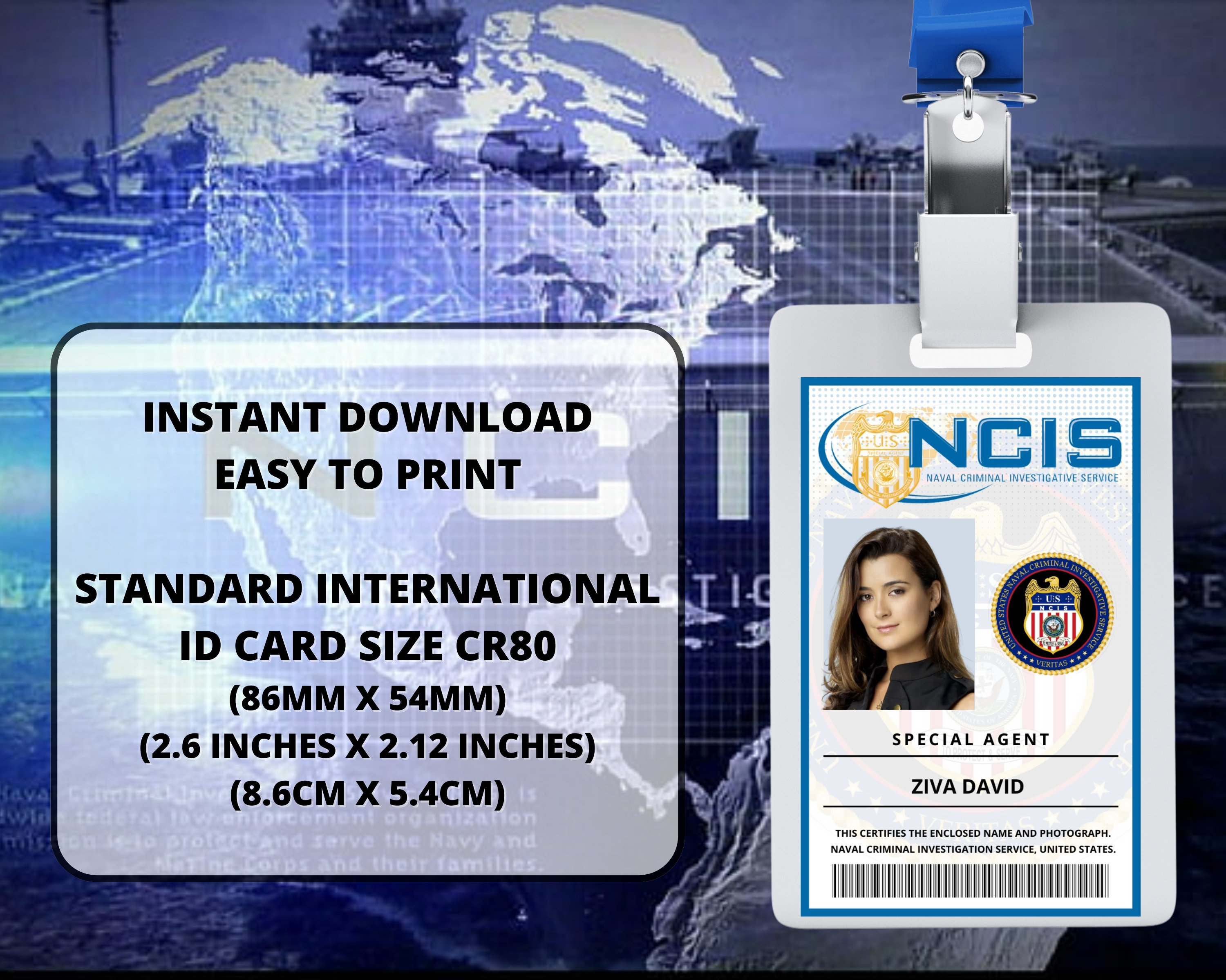 Ncis Badge Ziva