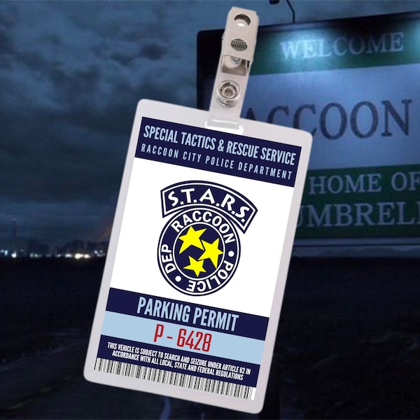 Raccoon City Police Badge - Etsy