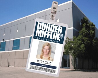 Angela the Office Badge - Etsy