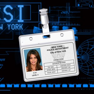 PRINTABLE Aiden Burn, CSI New York, Id Badge, Cosplay, Accessories ...