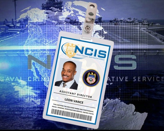 PRINTABLE Leon Vance Id Card NCIS Cosplay Id Card Id Badge - Etsy
