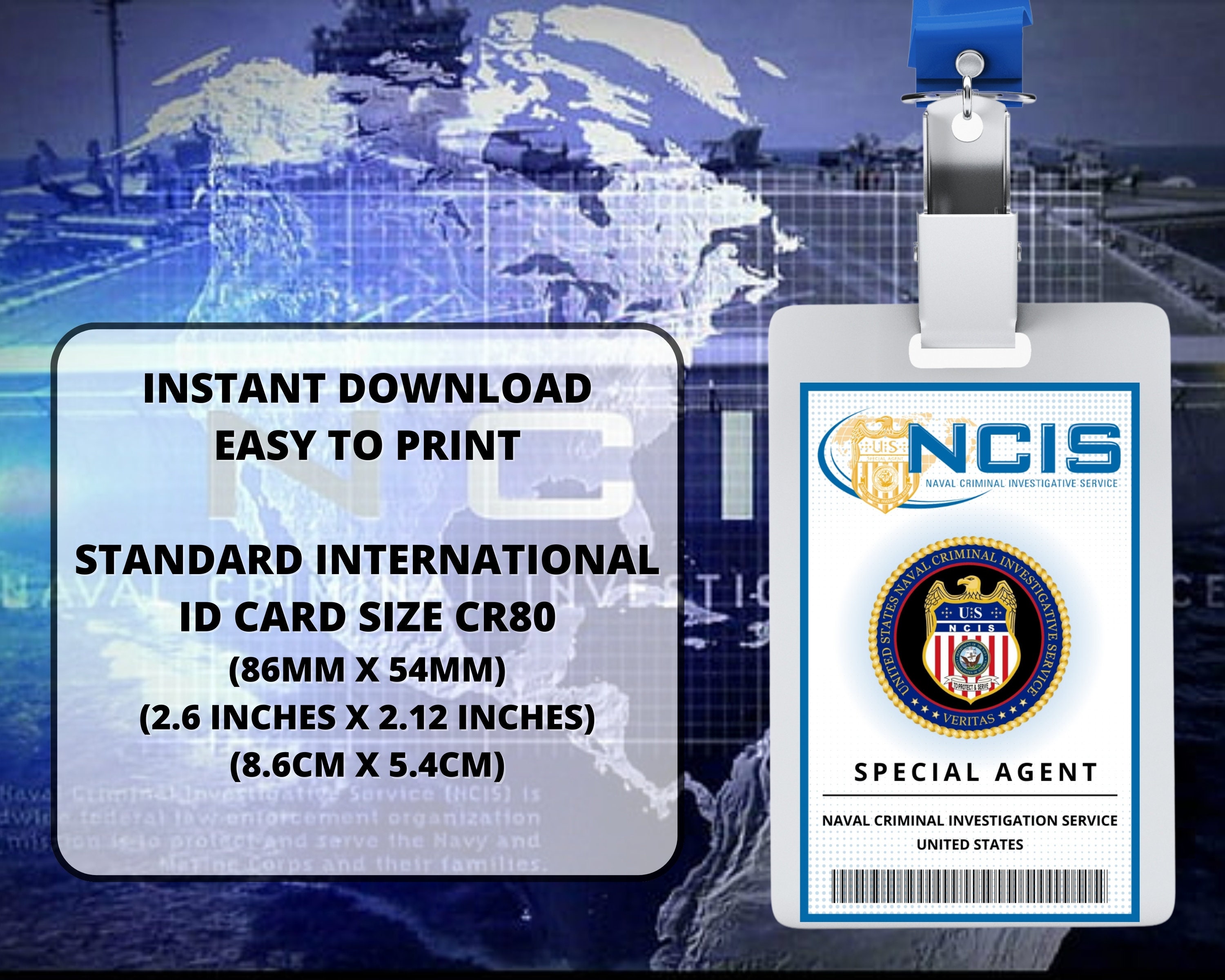 Ncis Badge Template
