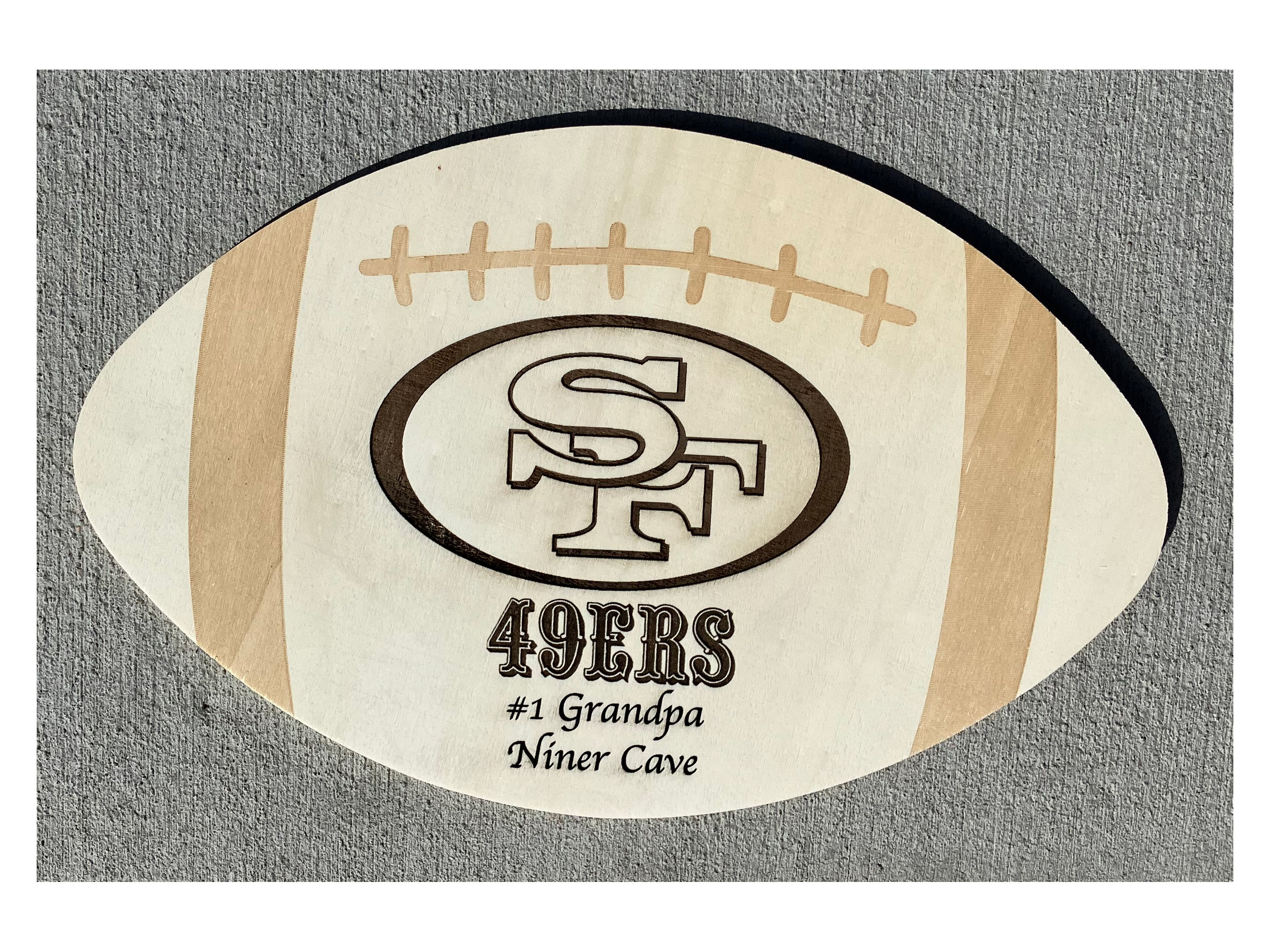 Letrero de madera con forma de fútbol letrero de madera - Etsy México