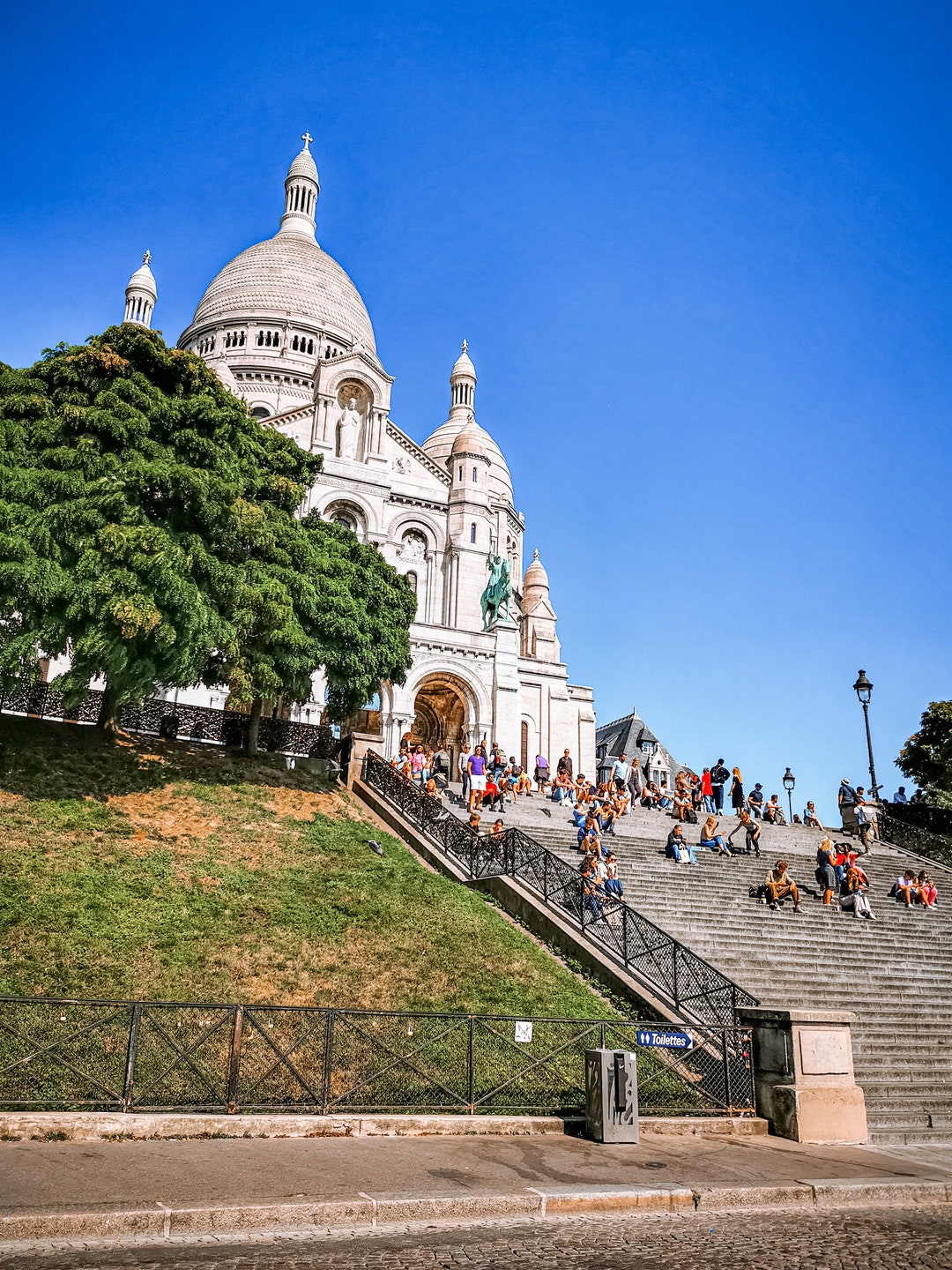Printable Photo PARIS Stunning Sacre Coeur View, Paris Montmartre ...