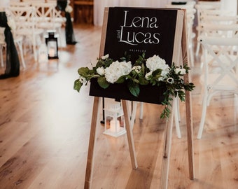 Wedding Welcome Sign With Flower Box Florals Flowers Bridal Shower ...