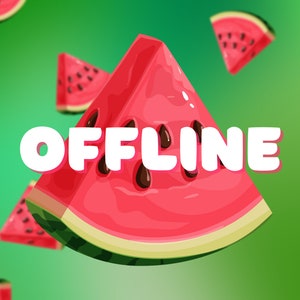 WATERMELON Fully Animated Live Stream Package - Etsy