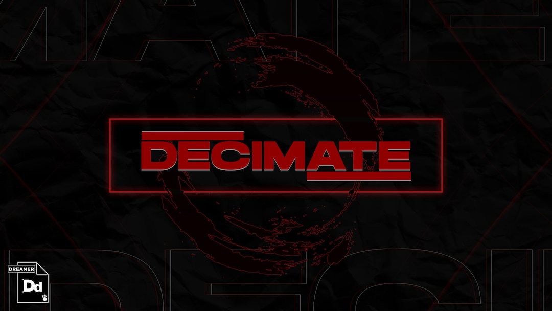 DECIMATE Fully Animated Live Stream Package - Etsy