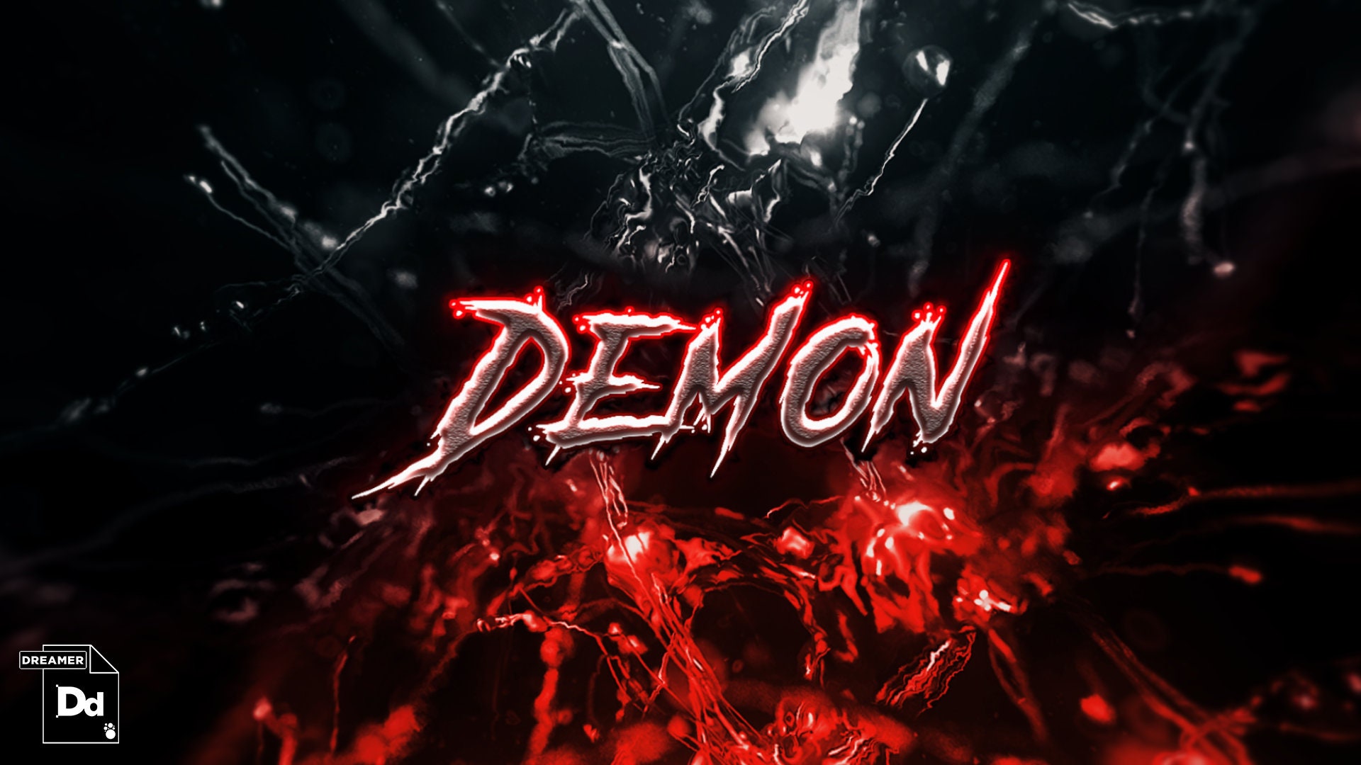 DEMON Fully Animated Live Stream Package - Etsy