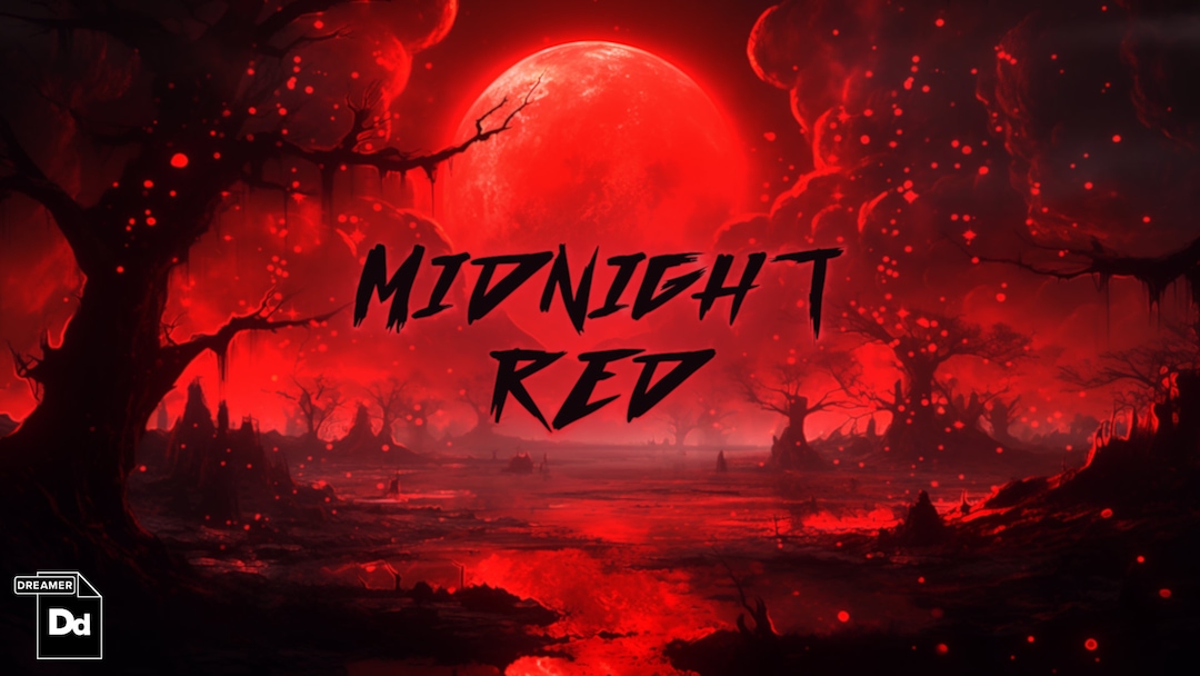 MIDNIGHT RED Fully Animated Live Stream Package - Etsy