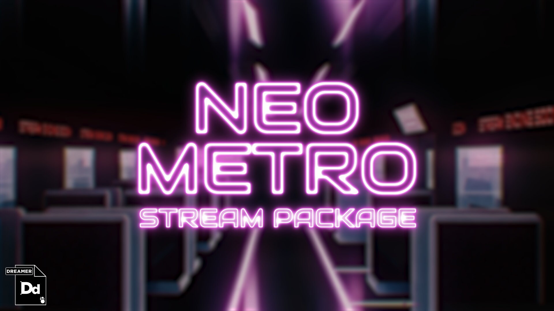 NEO METRO Fully Animated Live Stream Package - Etsy