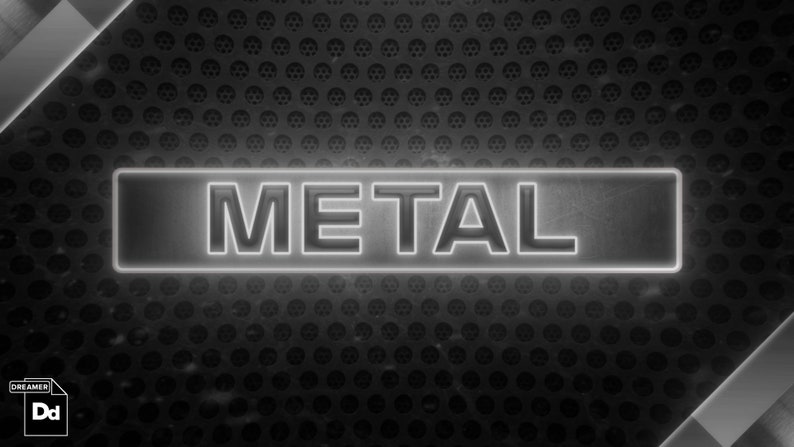 METAL Fully Animated Live Stream Package - Etsy