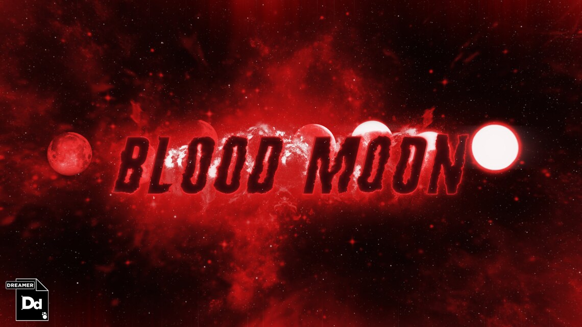 BLOOD MOON Fully Animated Live Stream Package - Etsy
