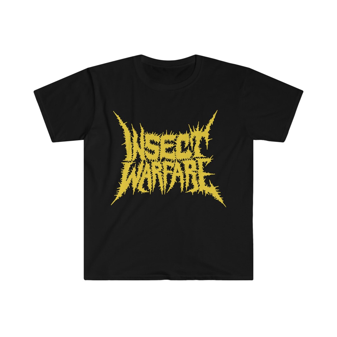 Insect Warfare Logo T-shirt Grindcore Death Metal Punk Thrash Hardcore ...