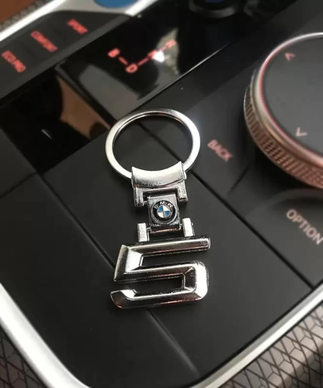 BMW 5 Series Chrome Metal Keychain / BMW E34, E39, E60, F10 and Other 5 ...