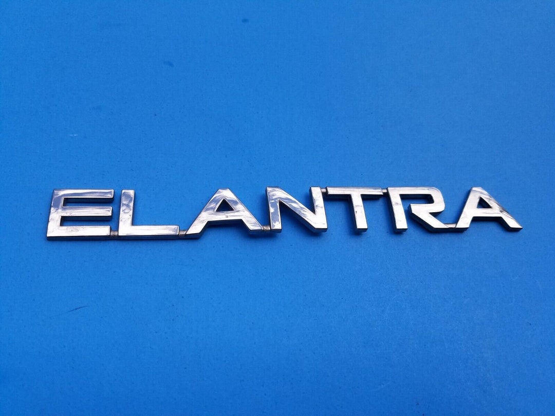 Hyundai Elantra 2001 2006 Badge Sticker elantra - Etsy