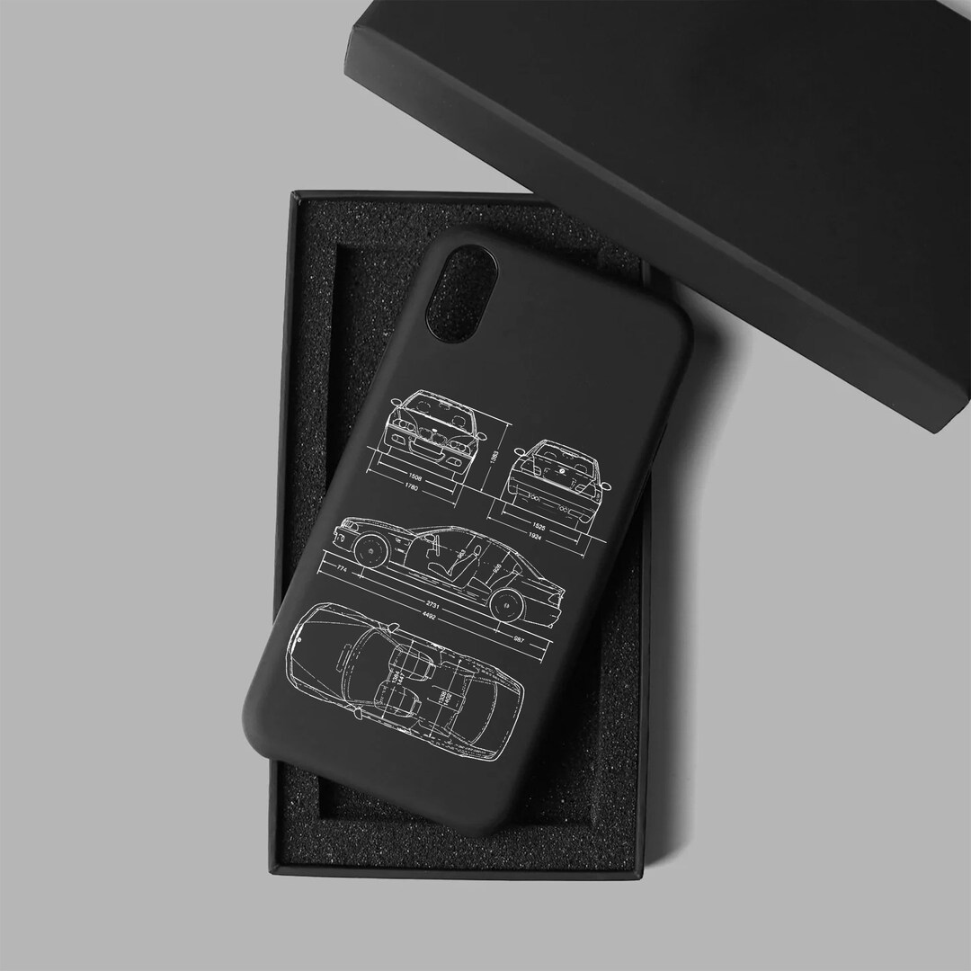 IPhone 11, 12, 13, 14 pro, Pro Max, Samsung bmw E46 Blueprint Phone ...